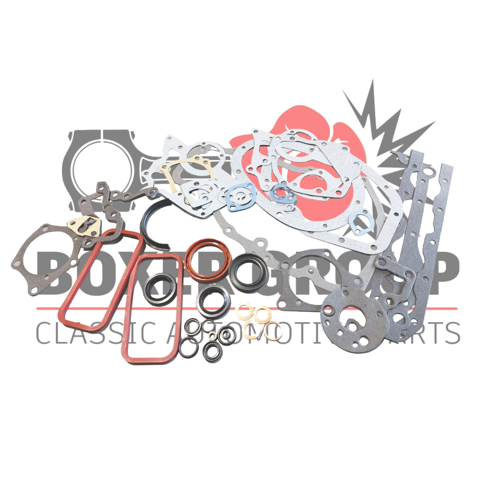 Mini Spares Combined Block/Gearbox Gasket And Seal Kit - Boxer Group