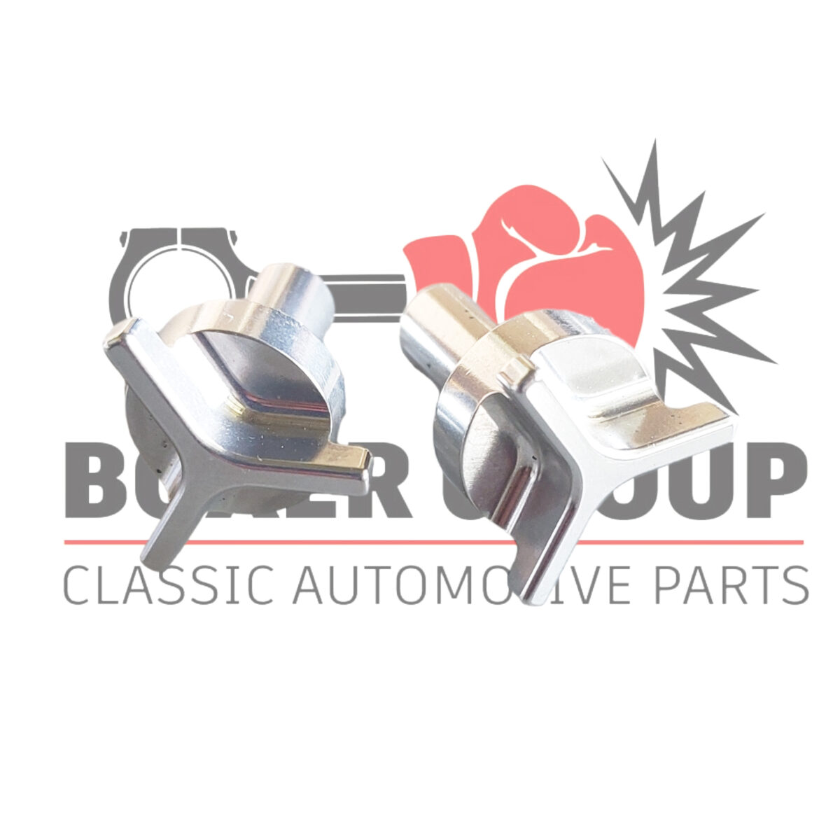 Alloy Twin Air Filter Bolts – Pair – Polished - Boxer Group