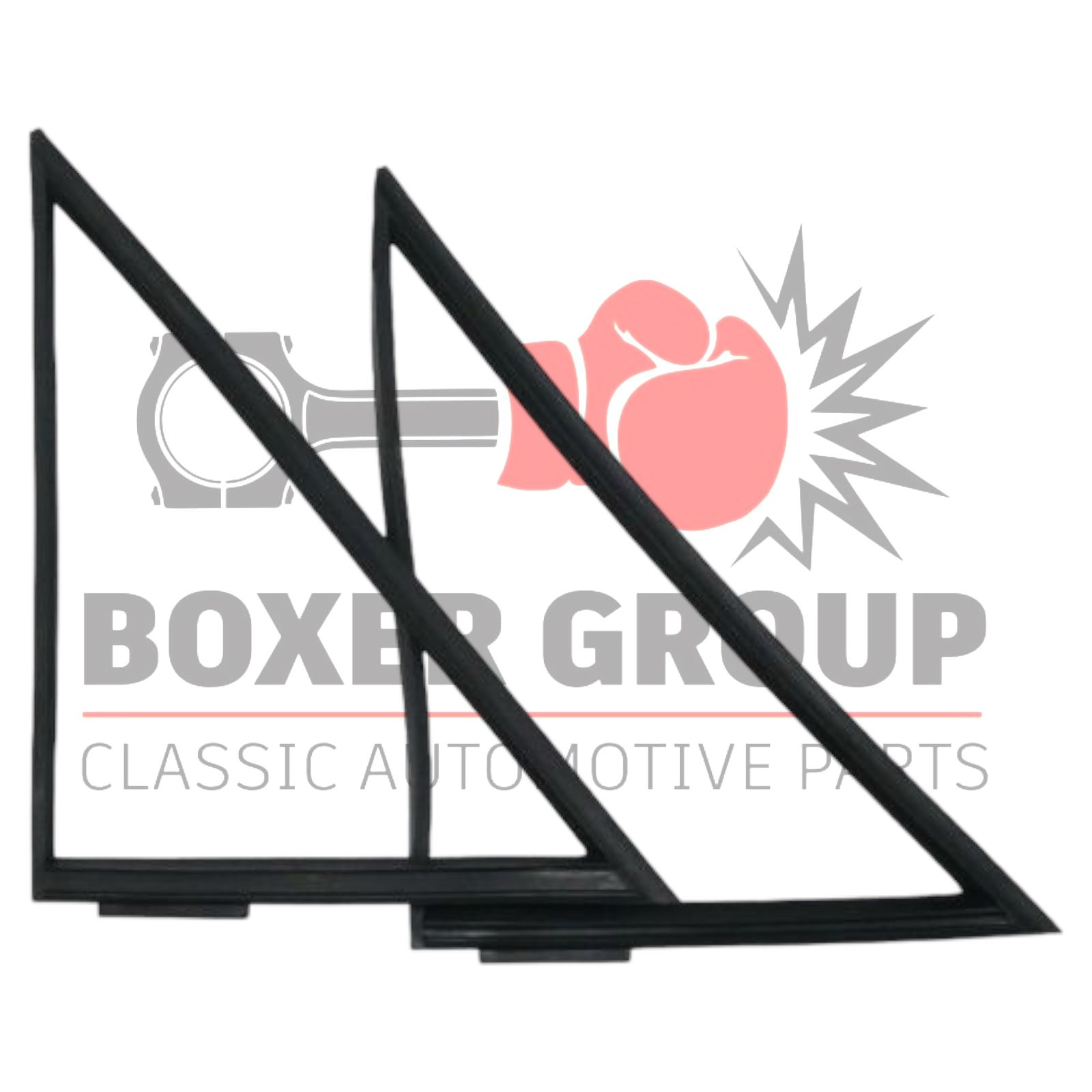 Door Front Quarter Light Seal (Pair): 2 Door Mk2 Ford Escort Rs Type ...