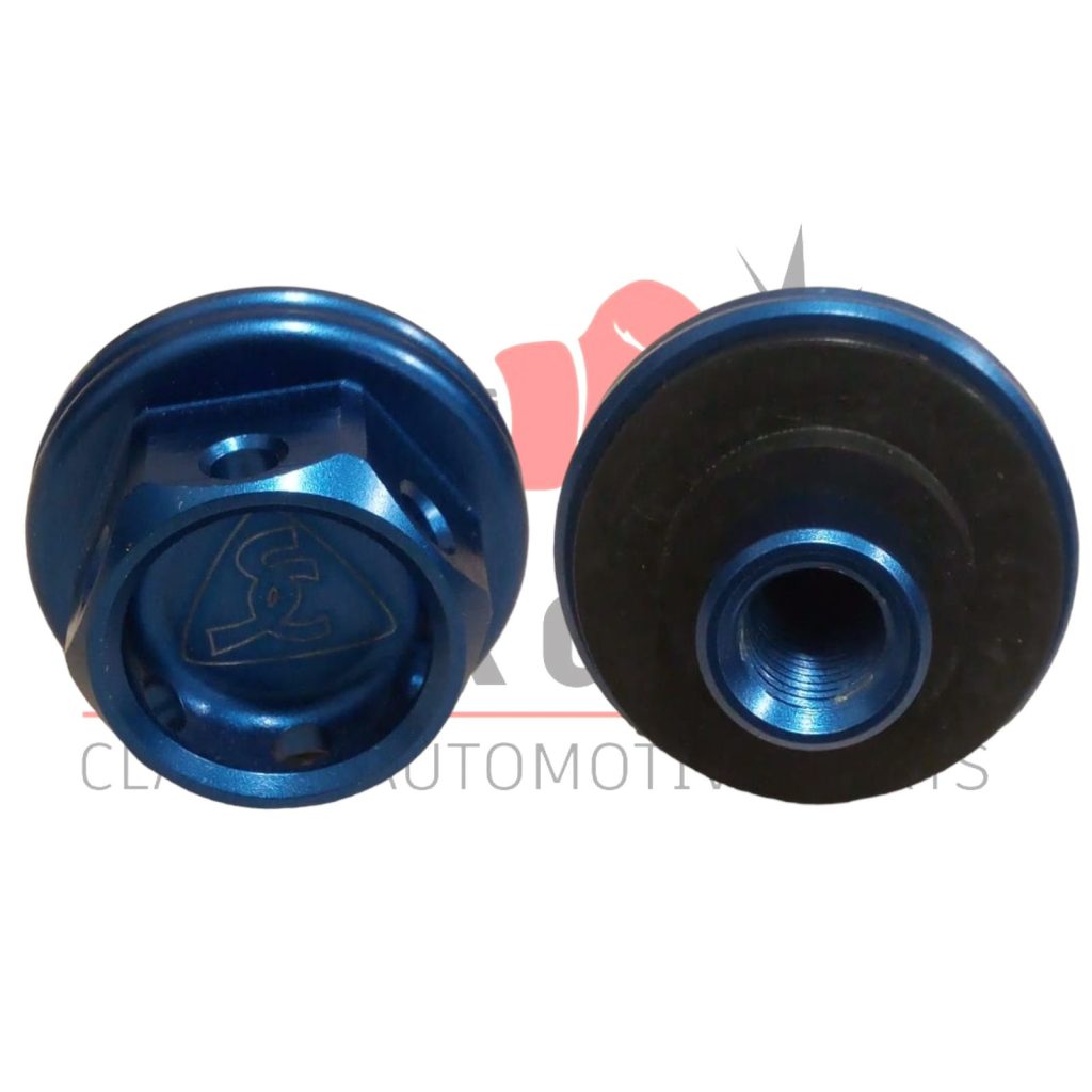 ROCKER COVER NUT - PAIR FOR ROCKER COVERS (BLUE) - SHORT - Boxer Group