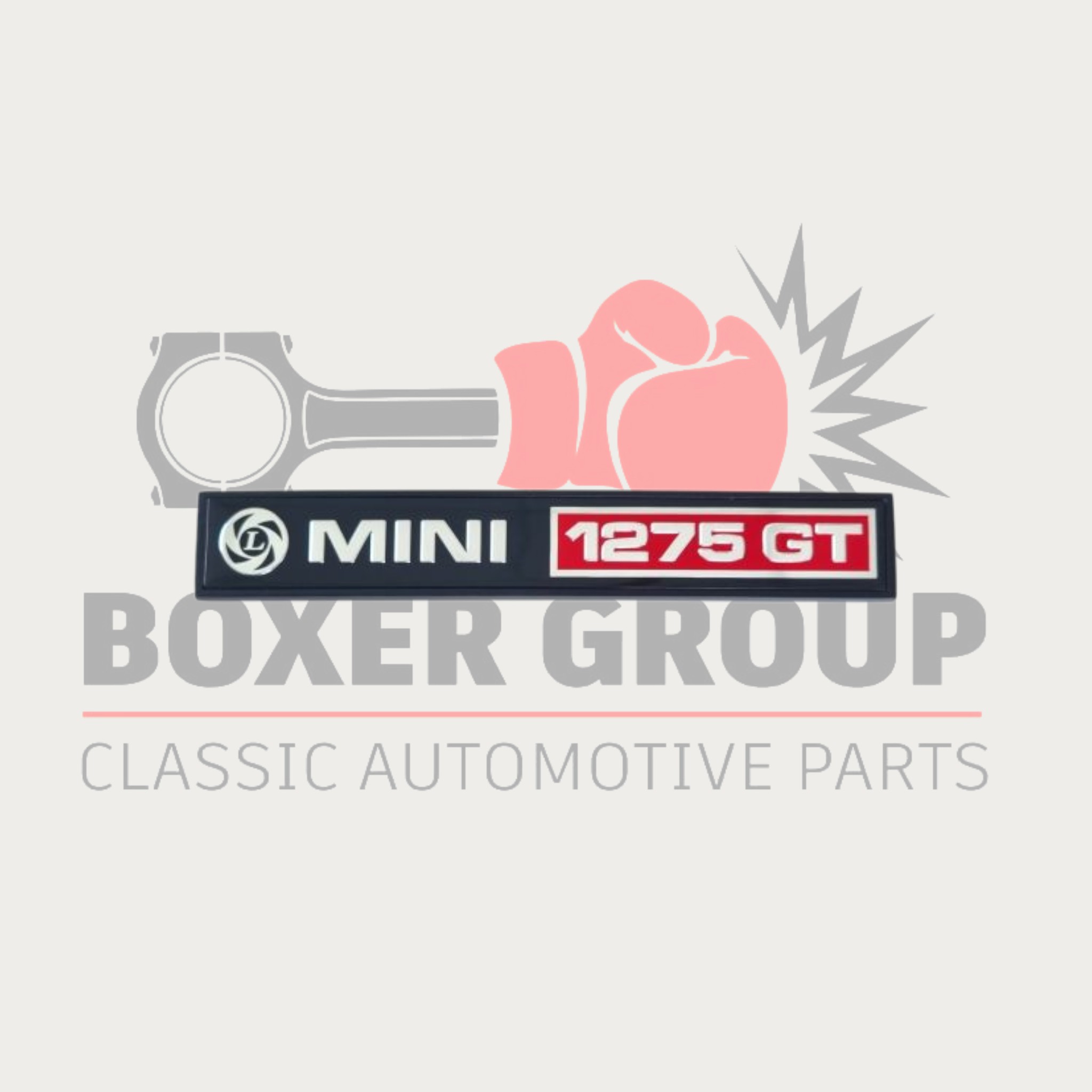 Mini 1275GT Boot Badge - Boxer Group