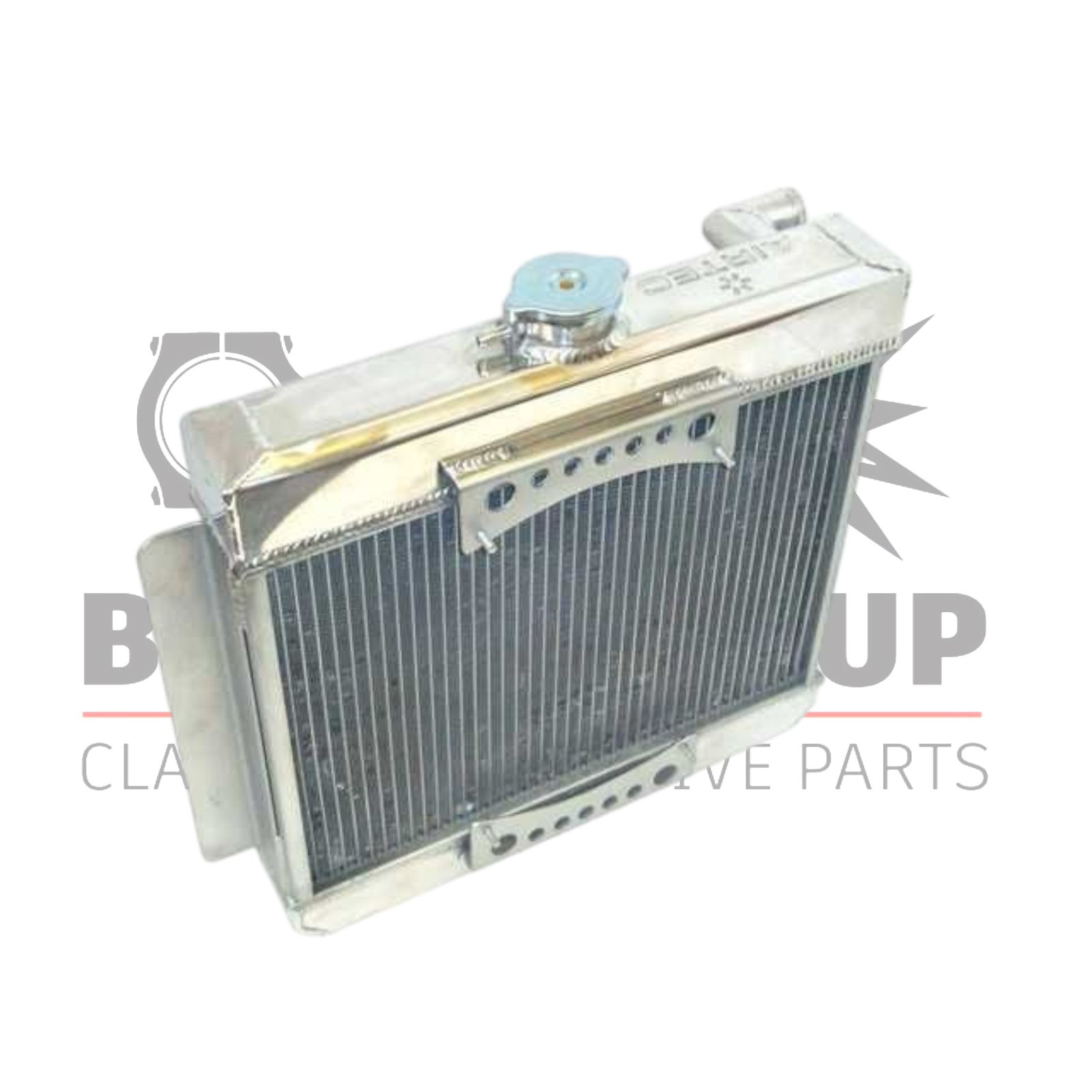 Airtec alloy radiator: Ford Escort Mk1\Mk2 90deg top outlet - Boxer Group