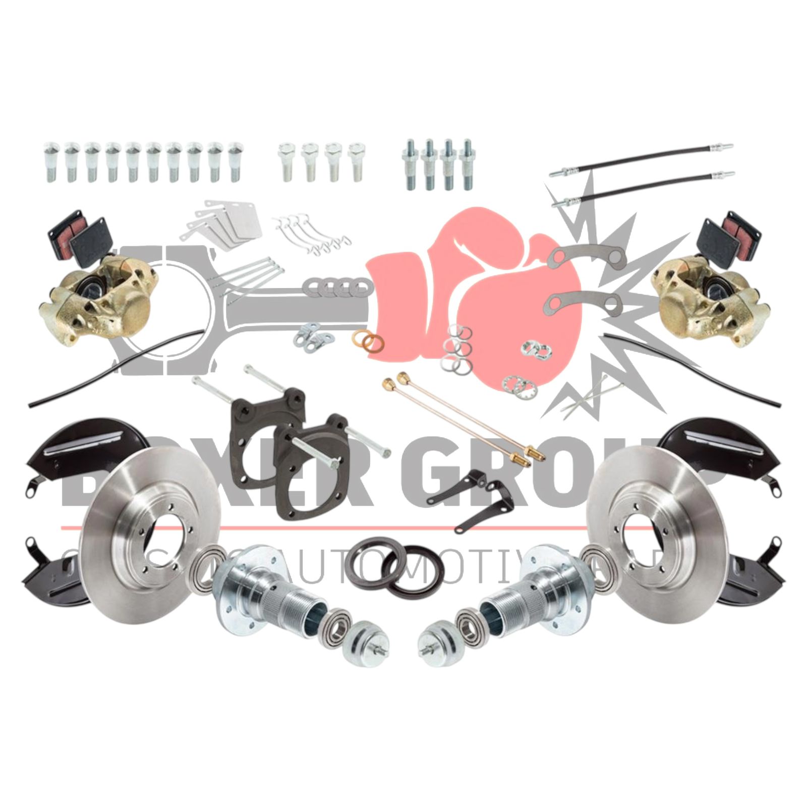 Front Disc Brake Conversion Kit for Austin Healey BN2-BN6 - Boxer Group